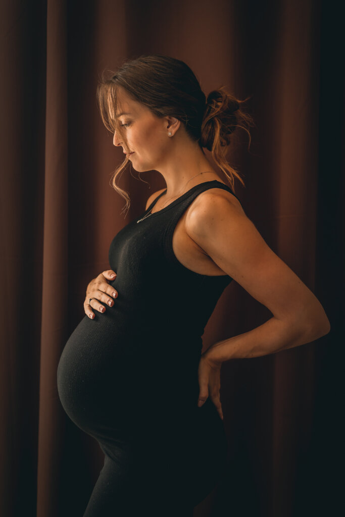 Intimate Maternity Boudoir Photos - Memories by Candace