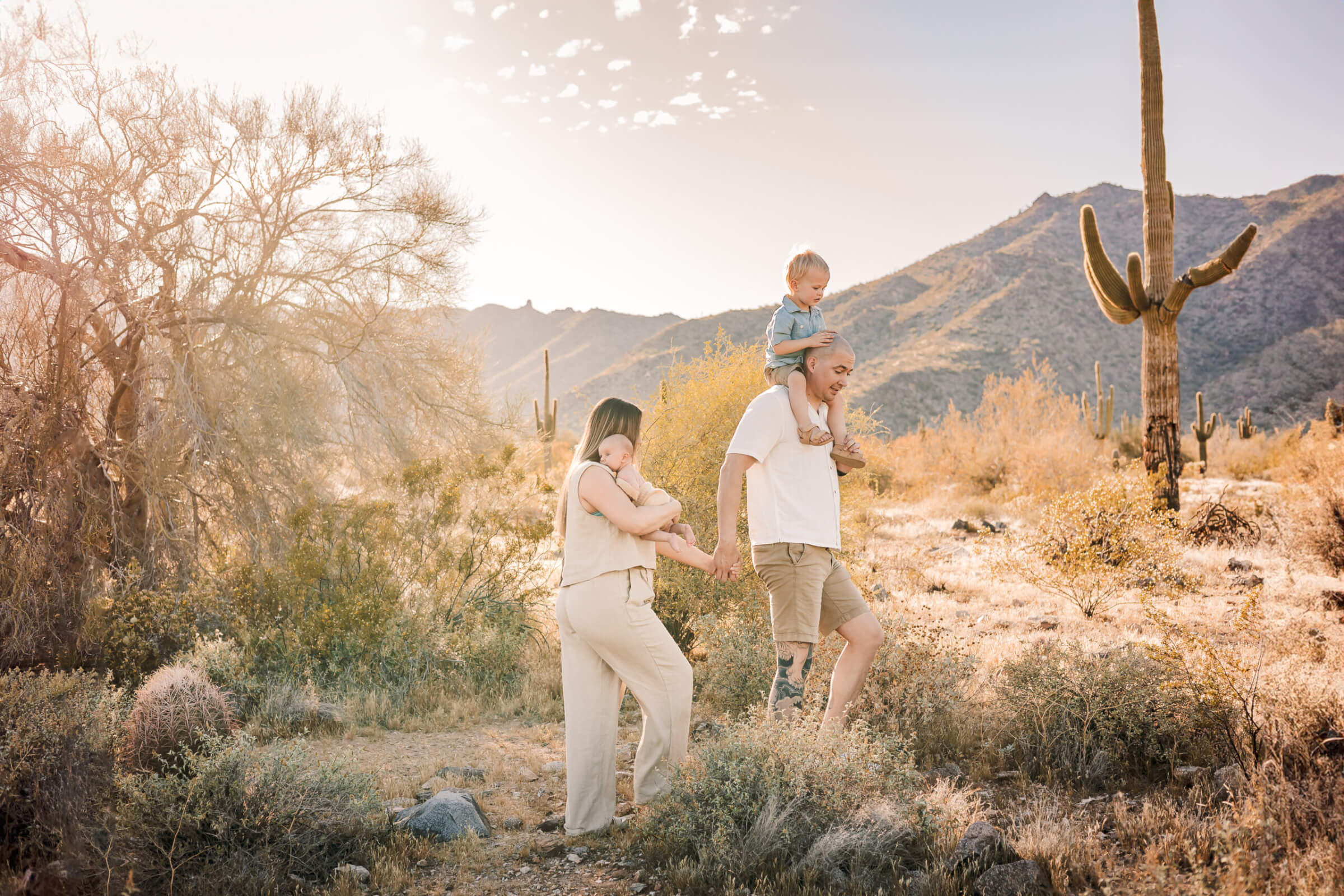 Arizona Desert Family Session - Memories by Candace